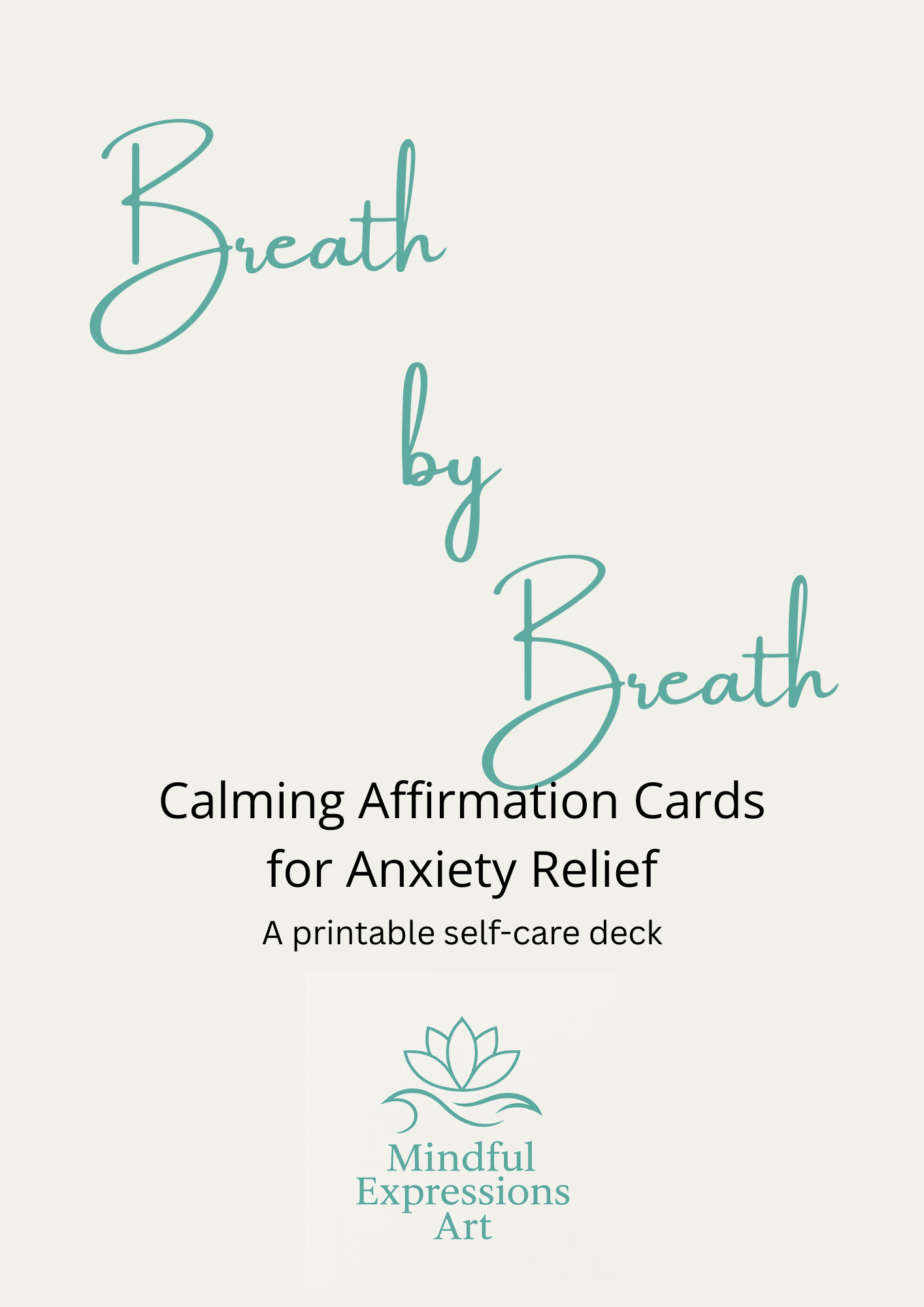 Breath by Breath: Calming Affirmation Cards for Anxiety Relief ...